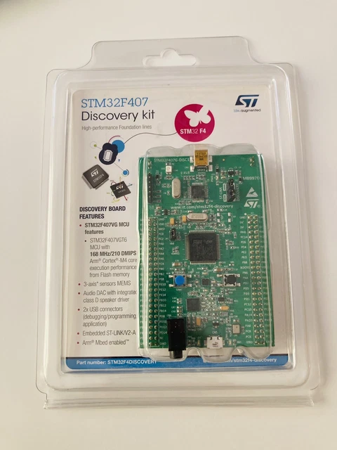 STM32F4DISCOVERY / STM32F407G-DISC1 STM32F4 Discovery Kit $34.90 - PicClick