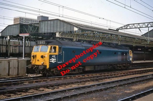 ORIGINAL 35MM Slide Railway Diesel /Steam- 437 Class 50 @ Crewe 18/07 ...