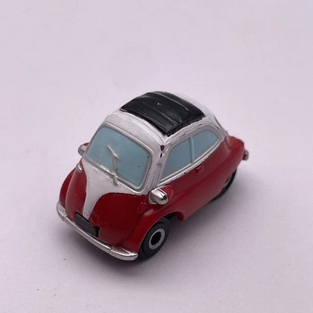 MICRO MACHINES BMW ISETTA Bubble Car 1997 Red & White Vintage Genuine ...