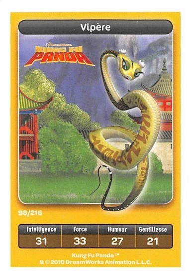 DREAMWORKS CROSSROADS CARD - Kung Fu Panda - Viper #98 $4.70 - PicClick CA