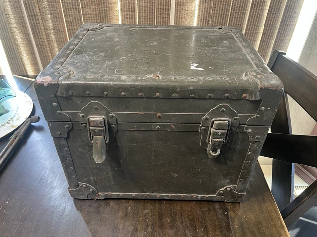 VTG US ARMY Officer's Field Mess Kit Chest Military USA $299.99 - PicClick