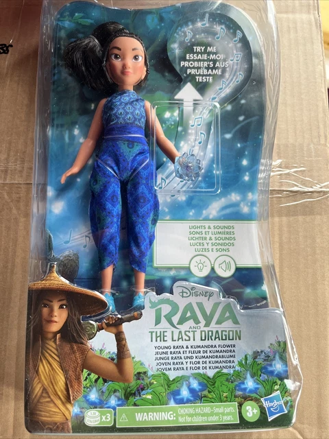 DISNEY RAYA AND the Last Dragon - Young Raya Doll and Kumandra Flower ...