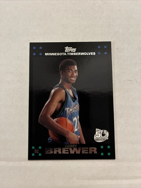 2007-08 TOPPS #117 COREY BREWER RC Minnesota Timberwolves EUR 1,12 ...