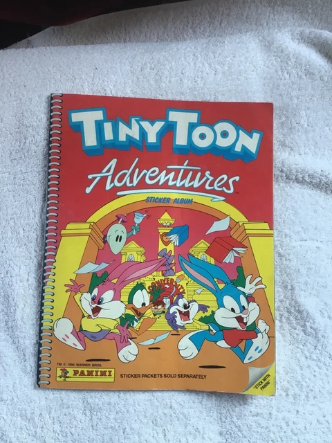 TINY TOON ADVENTURES -Vintage Panini Sticker Album Book - Incomplete ...