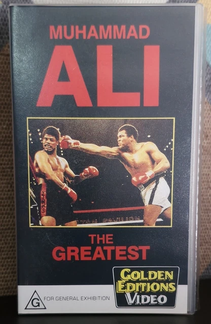 MUHAMMAD ALI THE Greatest Golden Editions Video Vhs Watched Works Great ...