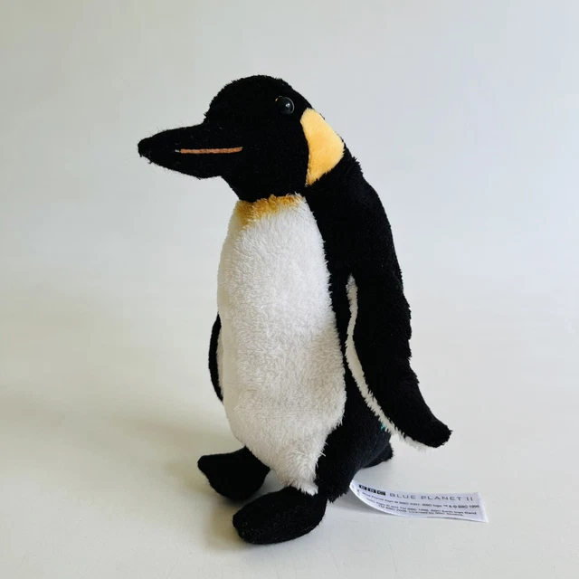 BBC EARTH BLUE Planet II Posh Paws Soft Toy Cuddly Plush Penguin 17cm £ ...