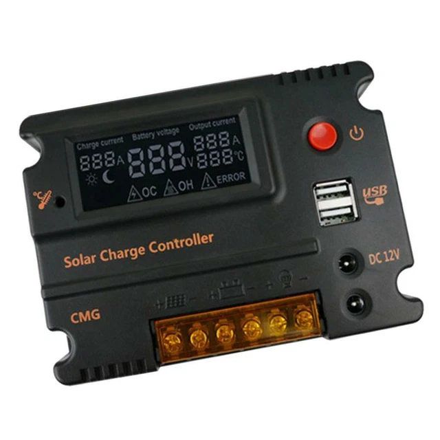 20A ADVANCED PWM Negative-Ground Solar Charge Controller £27.67 ...