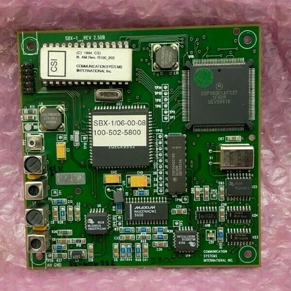 COMMUNICATION SYSTEM INTERNATIONAL CSI SBX-1/06-00-08 100-502-5800 Rev ...
