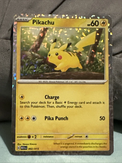 PIKACHU NEW 2025 McDonalds Happy Meal Holo Pokémon Dragon Discovery Card 002/015 £12.62 ...