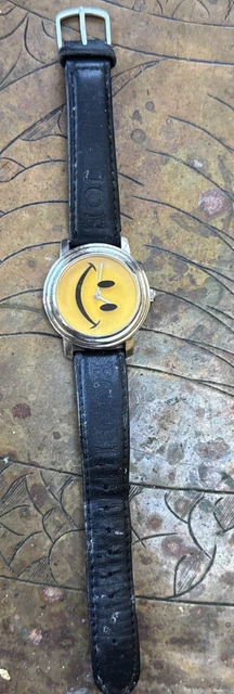 RARE 1995 JOE Boxer-By Timex Have a Nice Day Rotating Smiley Face Watch ...
