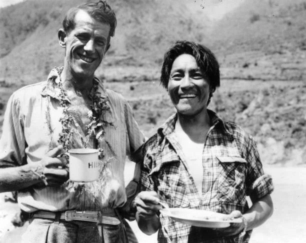 NORGAY TENZING KNOWN as Sherpa Tensing Nepalese mountaineer with E- Old ...
