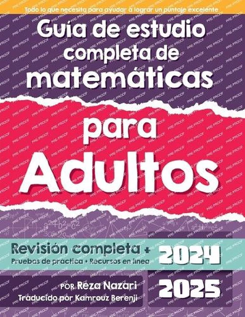 GUA DE ESTUDIO completa de matemticas para adultos: Revisi?n Completa ...