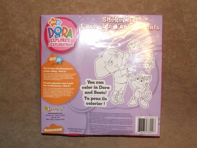 DORA THE EXPLORER Sticker Rolls 9 Rolls In Pack Age 3+ Children ...