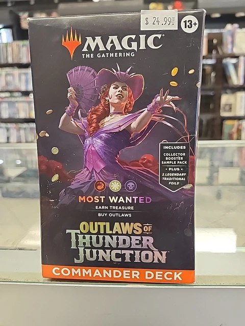 MAGIC THE GATHERING Outlaws of Thunder Junction Commander Deck : Most ...