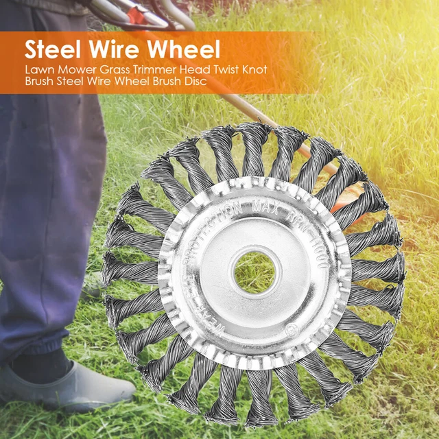 GRASS TRIMMER DISC Steel Wire Trimmer Head Garden Power Tool ...