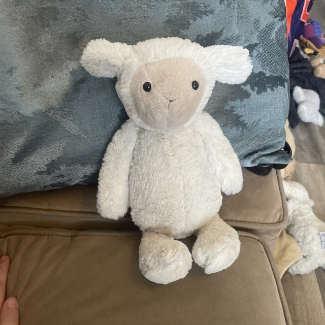 JELLYCAT - BASHFUL Lamb - Soft Cream Fluffy Sheep - Medium £29.99 ...