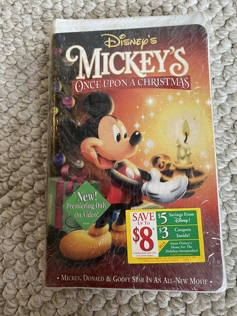 DISNEY’S MICKEY’S ONCE Upon a Christmas Movie VHS Tape Sealed New ...