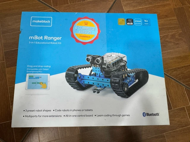 MAKEBLOCK MBOT RANGER 3-in-1 Kids STEM Robot Kit OPEN BOX NEVER USED ...