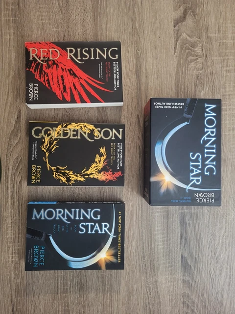 RED RISING, GOLDEN Son, Morning Star Trilogy Pierce Brown PB (K3) $39. ...
