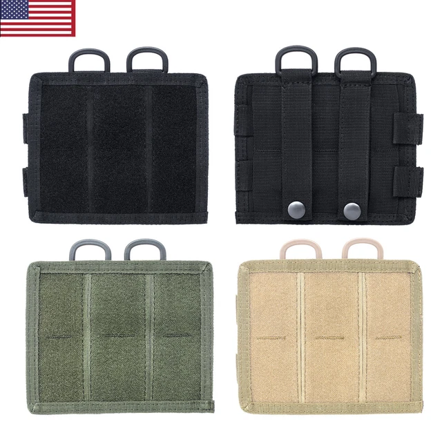 TACTICAL MOLLE PATCH Panel Board Hook & Loop Patch Display Holder for ...