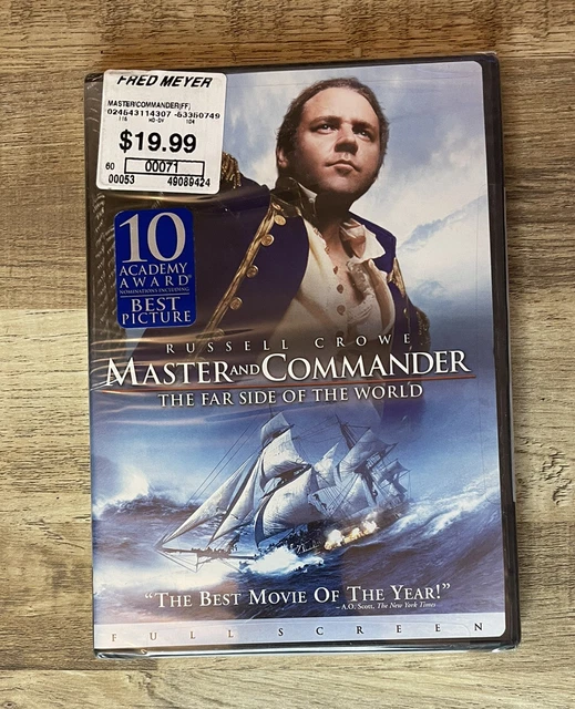 NEW MASTER AND Commander: The Far Side of the World (DVD, 2004 ...