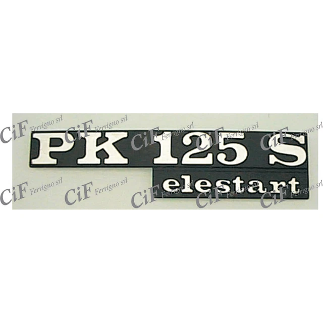 6123 PLAQUE ÉCRIT Orrnement Armes " Pk125selestart " Vespa Pk ...