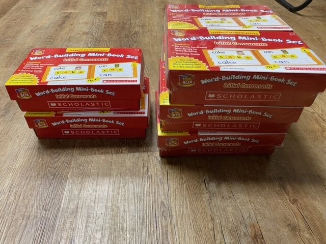 WORD BUILDING MINI Book Set Literacy Manipulatives Grade K-2 SCHOLASTIC ...