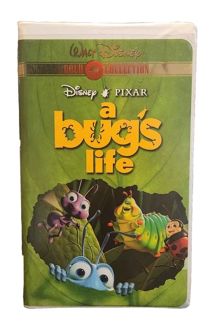 A BUGS LIFE (VHS, 2000) DISNEY PIXAR Gold Collection Edition, White ...