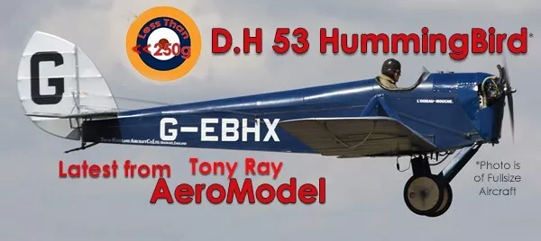 1X TONY RAY Aero Modell Laser Cut Balsa Waage DH Kolibri Flugzeug Kit ... 1X TONY RAY Aero Modell Laser Cut Balsa Waage DH Kolibri Flugzeug Kit ...