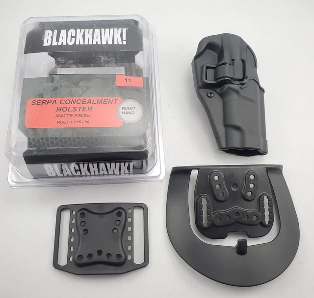 BLACKHAWK! SERPA CQC Concealment OWB Paddle Belt Loop Holster Ruger P85 ...