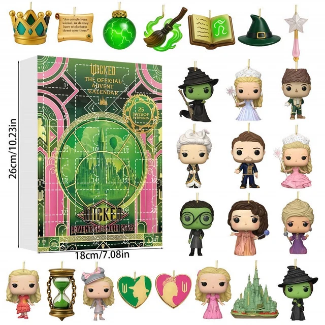 2025 FOR WICKED The Official Advent Calendar 24 Day 2D Countdown ...