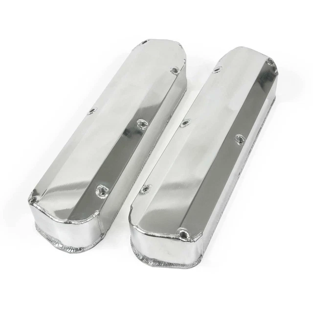 VALVE COVERS FABRICATED Ford 260-351 Windsor Aluminium Anodised with ...