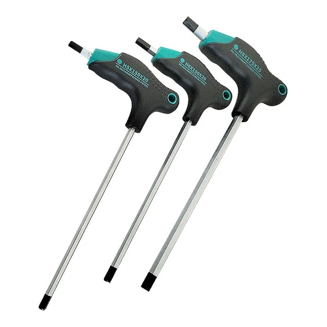1 PC T-TYPE Hex Key Wrench Spanner H2.5-H8 Hexagon Screwdriver Repair ...