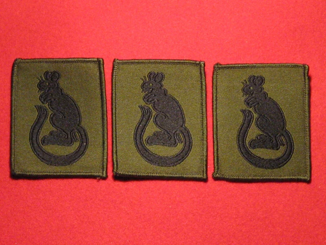 BRITISH ARMY 7TH Armoured Brigade Trf Badges Set Of 3 Black On Green £6 ...