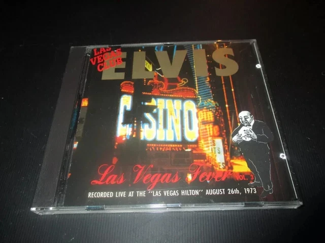 RARE! CD &ELVIS PRESLEY : LAS VEGAS FEVER, VOLUME 3" 26 aout 1973 EUR ...