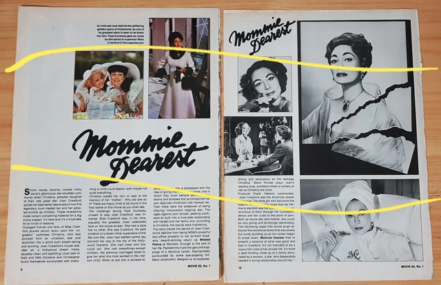 1981 10 PAGE article + photos on Evil Under The Sun, Mommie Dearest ...
