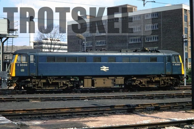 35MM SLIDE BR British Railways Electric Loco Class 85 E3080 Willesden ...