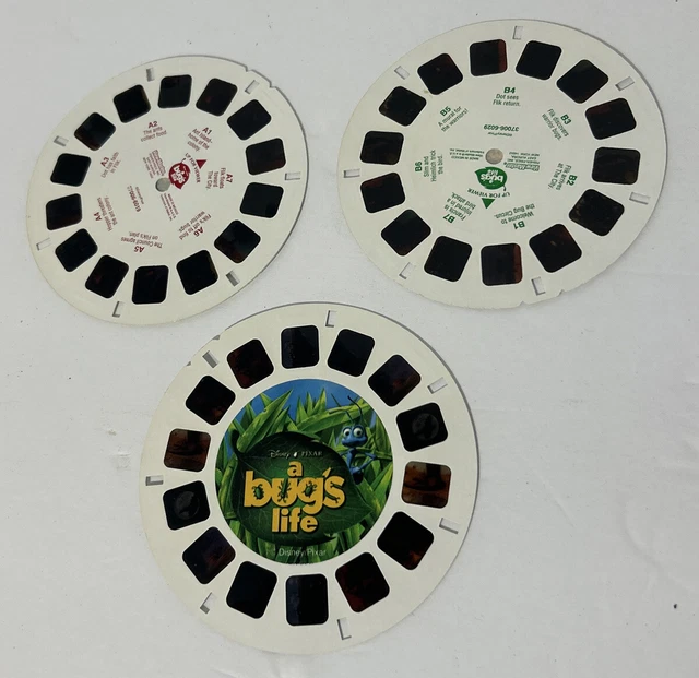 DISNEY PIXAR A Bugs Life Movie View -Master 3 3-D Reel Packet $7.00 ...