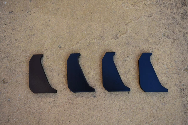 &FITS& FORD FIESTA Mk6 ST150 Rear Bumper Diffuser Fins/Fiesta Zetec S ...