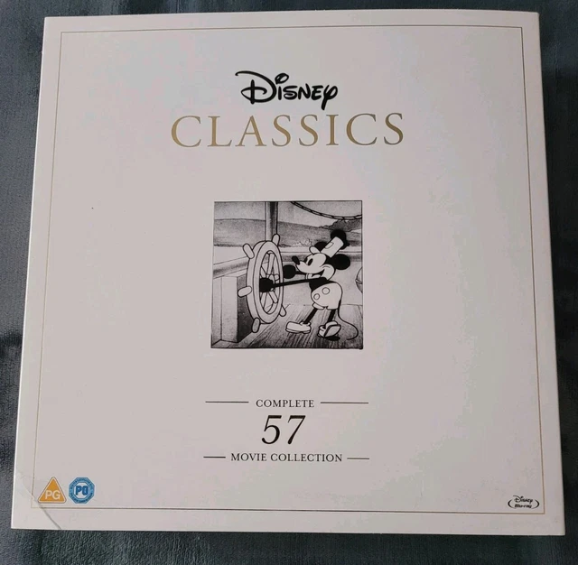 DISNEY CLASSICS COMPLETE MOVIE COLLECTION 1937-2018 BLU-RAY 57 DISCS 5 ...