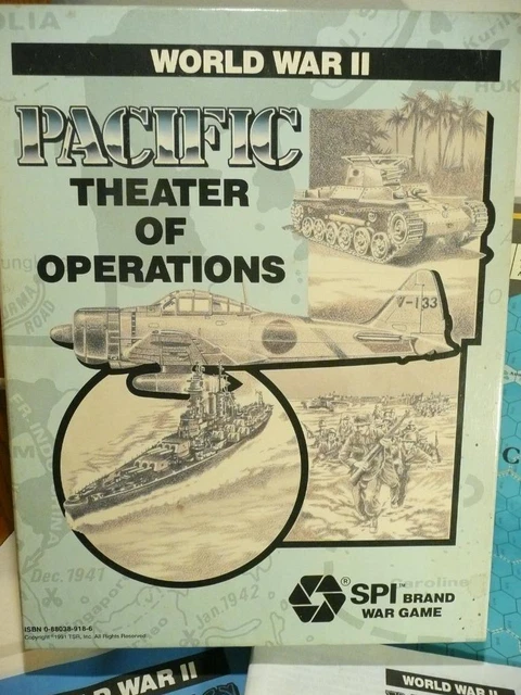 WORLD WAR II Pacific Theater Of Operations Spi 1991 War Game £29.99 ...