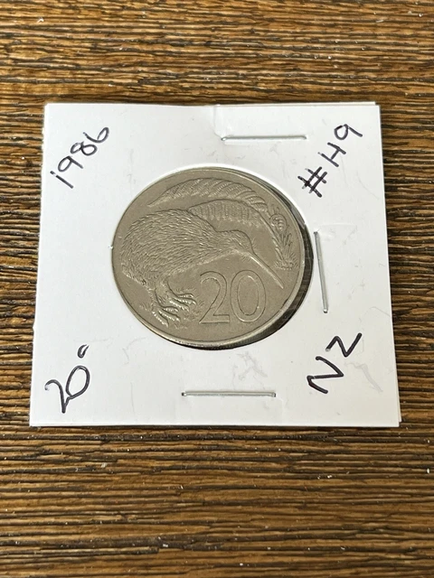🌐1986 NEW ZEALAND 20 Cent Coin🌐 Kiwi Twenty Cents Queen Elizabeth Ii #H9🌐 $1.95 - PicClick AU