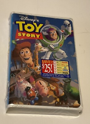 WALT DISNEY VHS Toy Story 1995 Pixar Animation Buzz Lightyear Factory ...