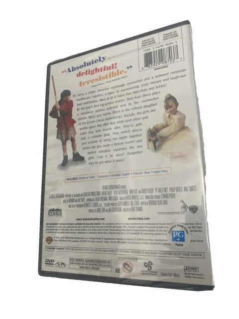 IT TAKES TWO (DVD, 2009) 1995 Mary-Kate & Ashley Olsen Twins Kirstie ...