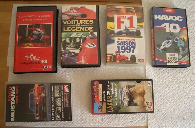LOT DE 5 cassettes vhs sport automobile EUR 5,00 - PicClick FR