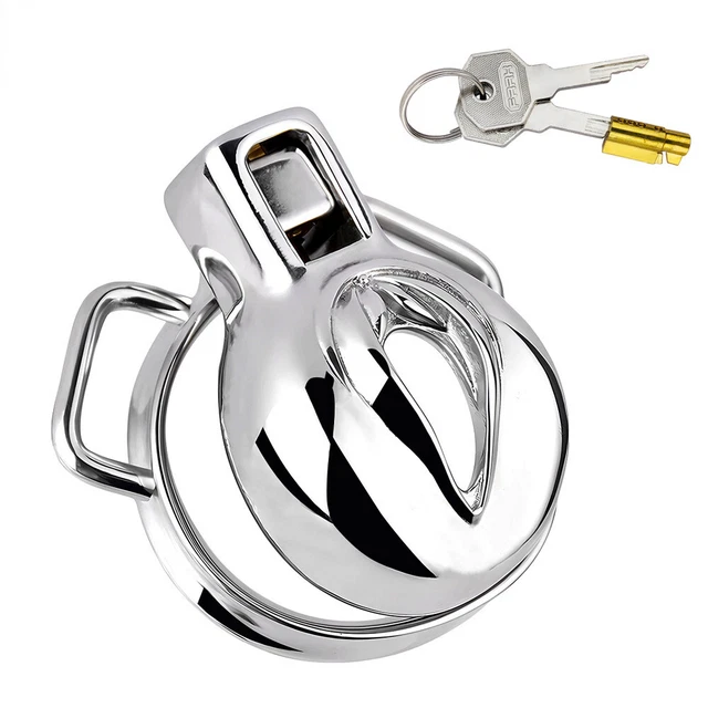 Sissy Small Chastity Cage Male Inverted Chastity Cage With Screw Lock