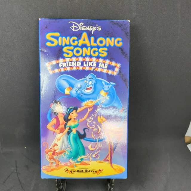 DISNEYS SING ALONG Songs - Aladdin: Friends Like Me (VHS, 1993) $6.24 ...