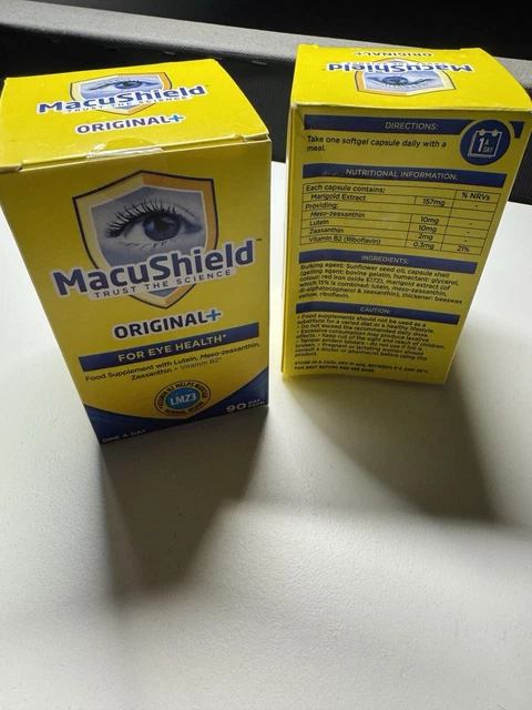 MACUSHIELD ONE-A-DAY FOOD Supplement - 90 Capsules £20.99 - PicClick UK