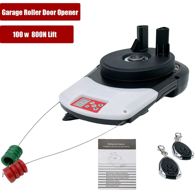 AUTOMATIC GARAGE ROLL Up Roller Door Opener Motor w/ Remote Control ...
