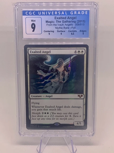 ANGE EXALTÉ FROM the Vault : Angels Foil Mythic CGC 9 Grade MTG EUR 38 ...